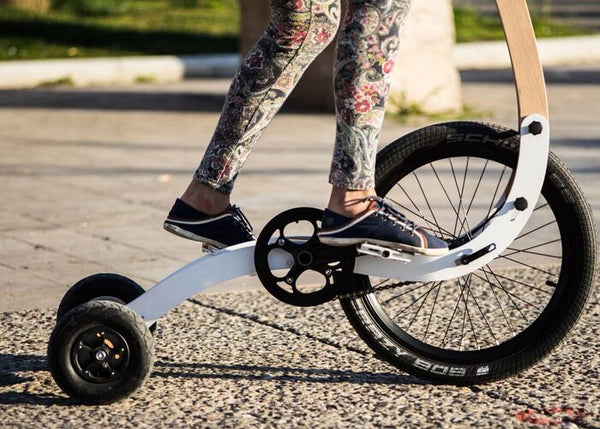 Halfbike - Turns out you CAN reinvent the wheel - or at least the bike ...
